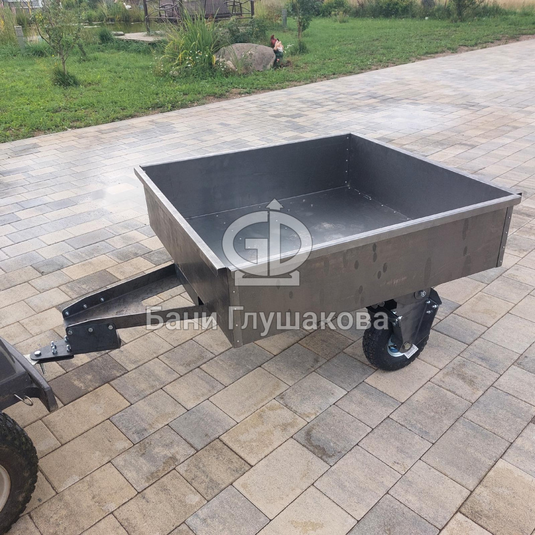 Прицеп к трактору Райдер Husqvarna неокрашенный Модель 01, цена от руб ...